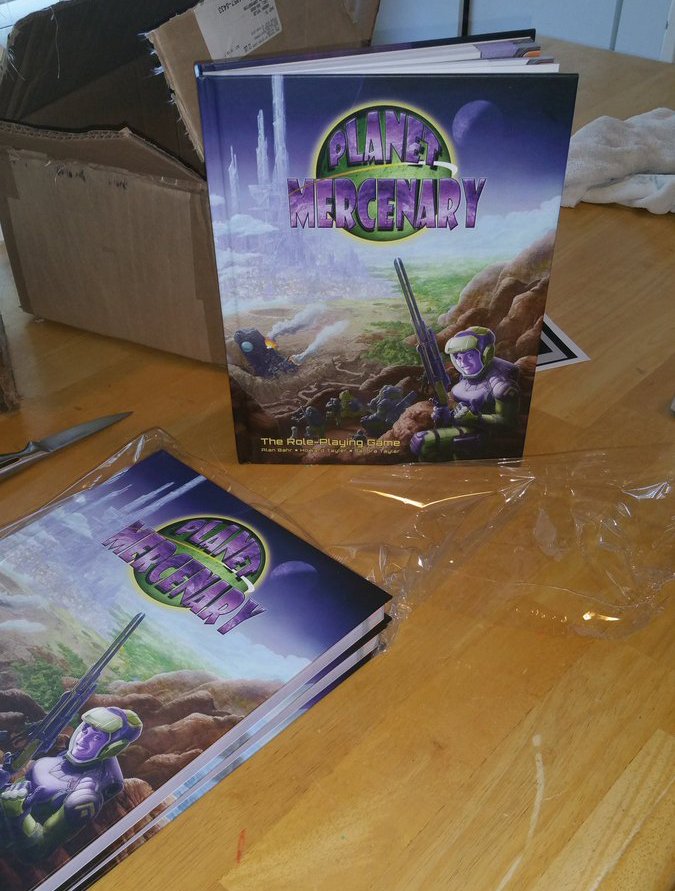 Planet Mercenary Advance Copies – One Cobble at a Time